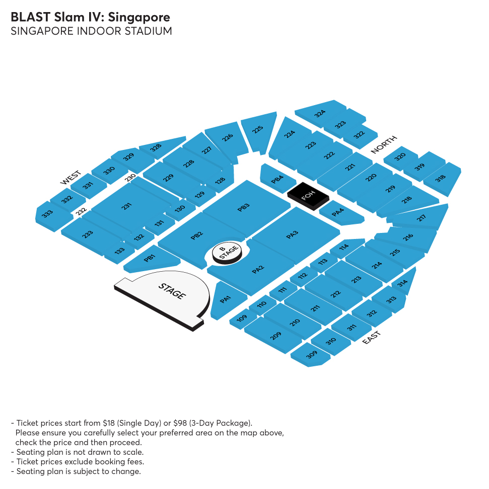 BLAST Slam IV: Singapore | Singapore Sports Hub | Sports Entertainment Lifestyle